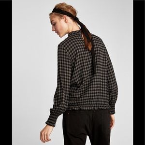 Zara | Tops | Zara Ruffled Blouse With Elastic Detail | Poshmark